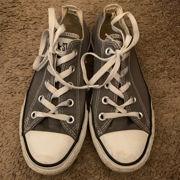 Converse | Shoes | Grey Original Converse Sneakers | Poshmark